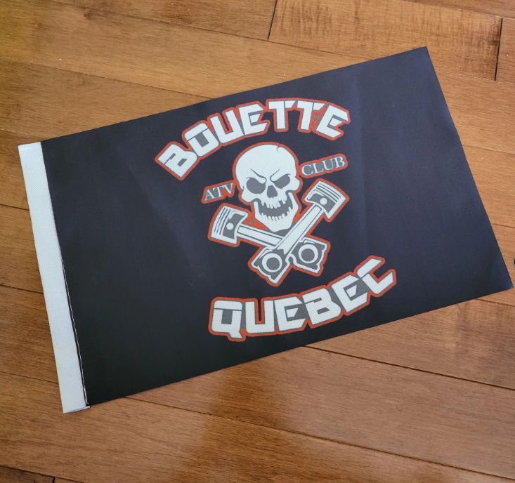 Petit Drapeau 12'' X 16'' Bouette Quebec | Bouette Quebec