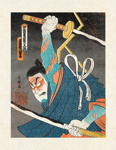 Postcard 20【MAD SAMURAI】 | ICHIRAKU STUDIO