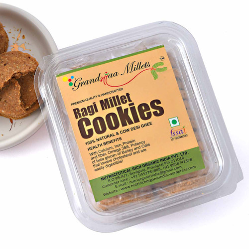 Ragi Millet Cow Desi Ghee Cookies | Grandmaa Millets