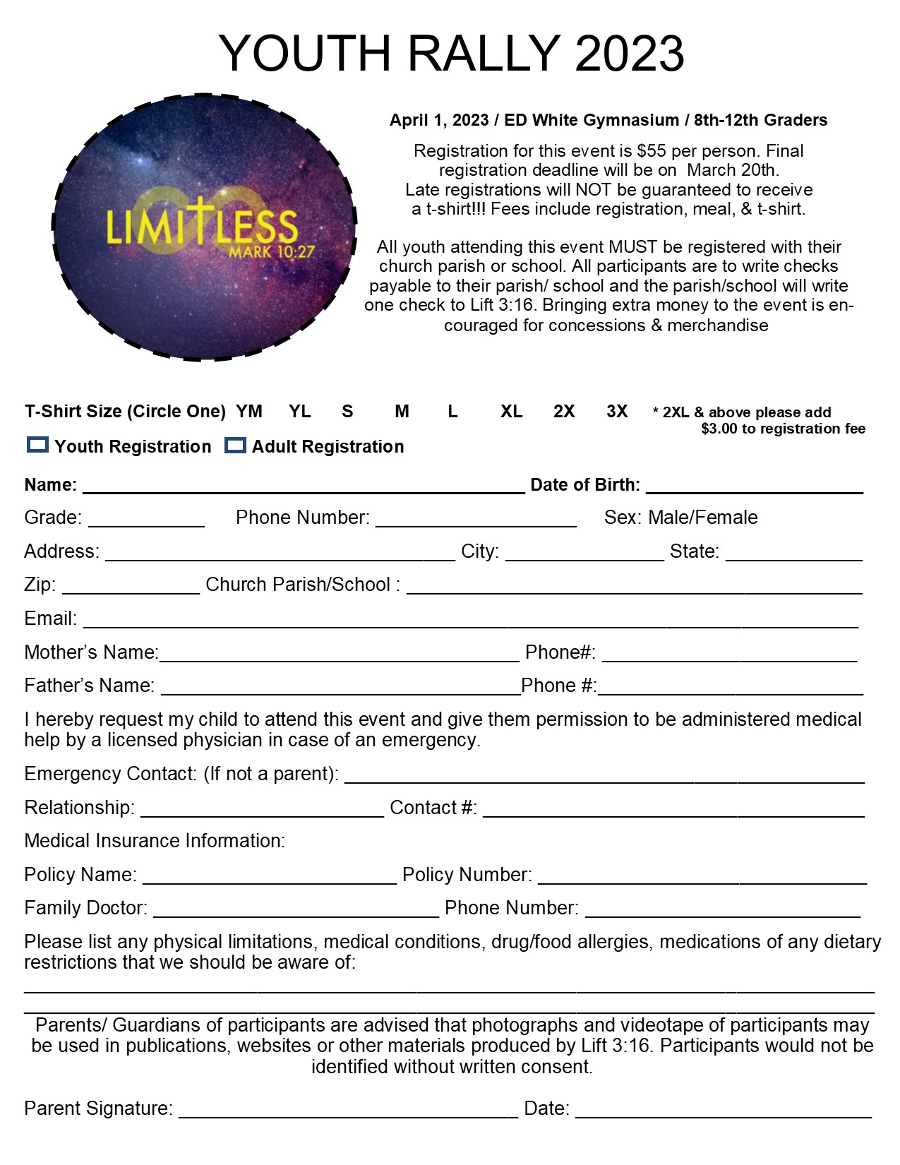 Youth Rally 2023 | Lift 3:16 Inc.