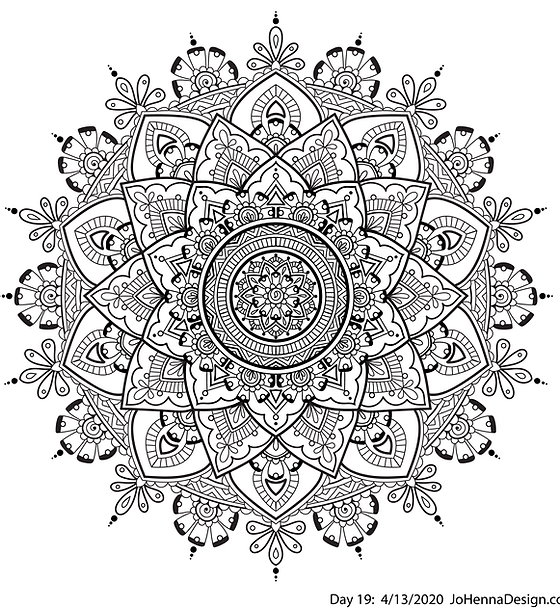 mehndi designs coloring pages love