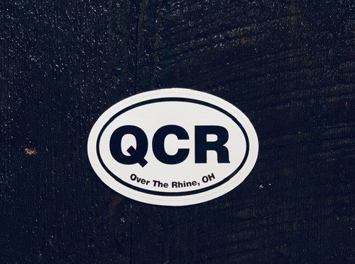 QCR Sticker Block Logo | Qcrbar