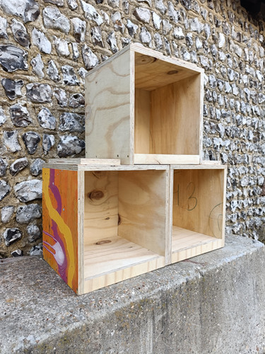 Honest Stacking Storage Cubes Making It Out