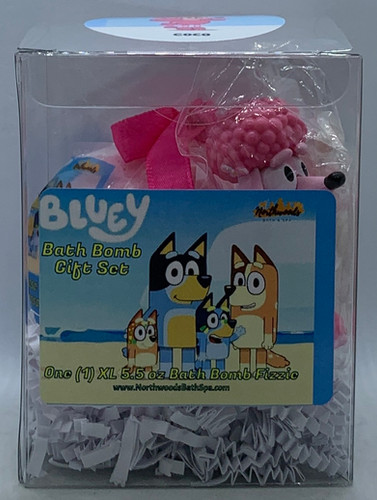 Bluey "Coco" XL 5.5 oz Bath Bomb Gift Set (Japanese Cherry Blossom ...