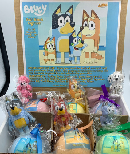 Bluey 6-pack Bath Bomb Gift Set #1 | Northwoodsbathspa