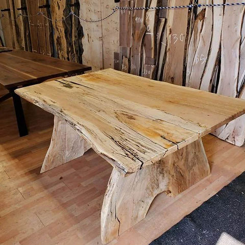 Spalted oak table store