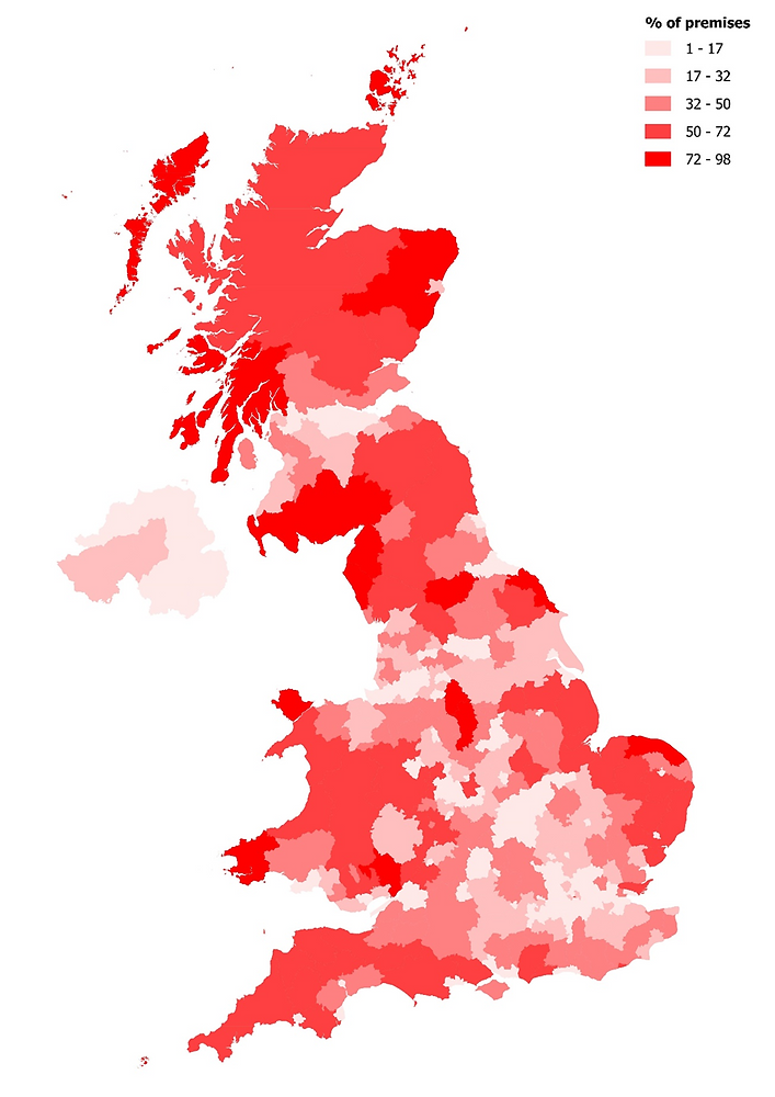UK premises passed in Q1 2023