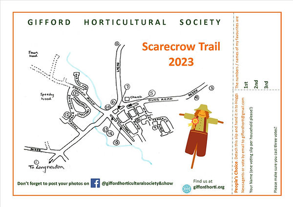 2023 Map Scarecrow Trail | giffordhorticultural