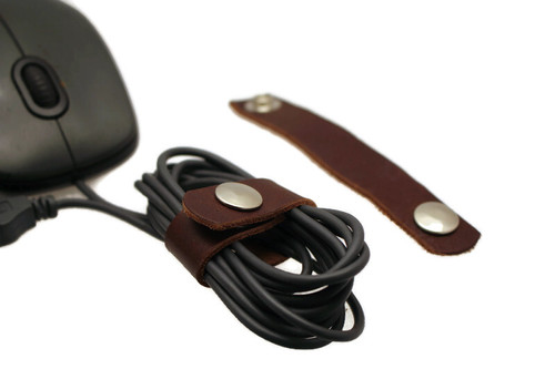 Laptop lead straps | deadskin-handmade