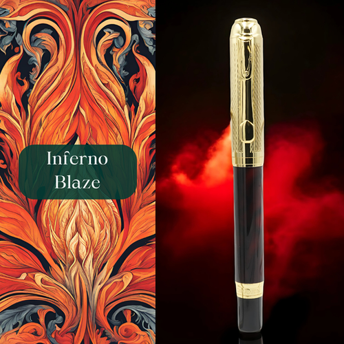 Sapphiria® Inferno Blaze Roller Kalem | Sapphiria