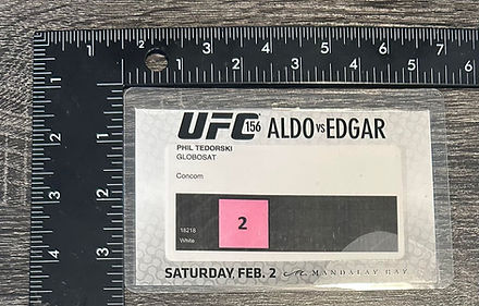 UFC Credential Timeline | Mmastubs