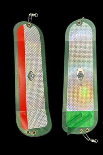 X2 - G - Silver Scale Racer 11" Lighted 360 Flasher | X2 Fishing