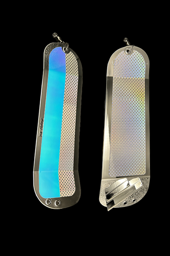 S - Split Scale Moon - 11" Flasher with thumper setting | X2 Fishing