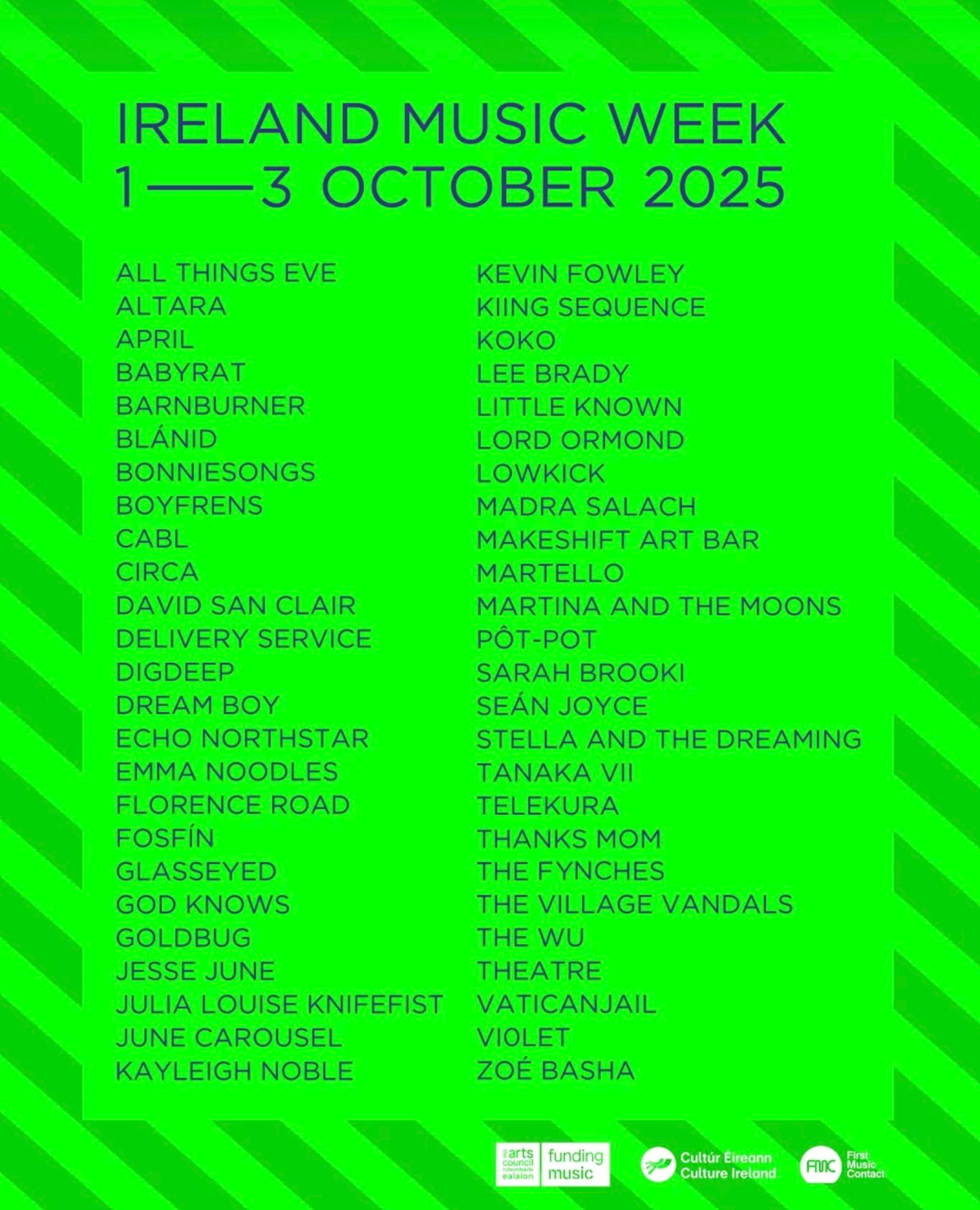 Ireland Music Week | October 2025 | New LP All That I s Over