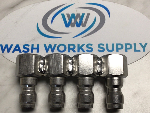 SS J-Rod Quad Nozzle Tip Holder JROD *19 | Wash Works Supply