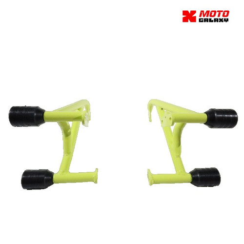 Moto Care 4 Slider Crash Guard - Pulsar Ns200 - Green | MotoGalaxy