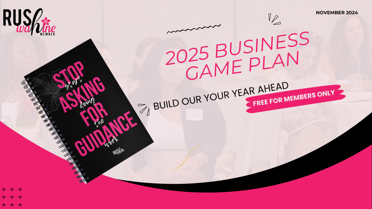 2025 BUSINESS GAME PLAN | RUSHwahine