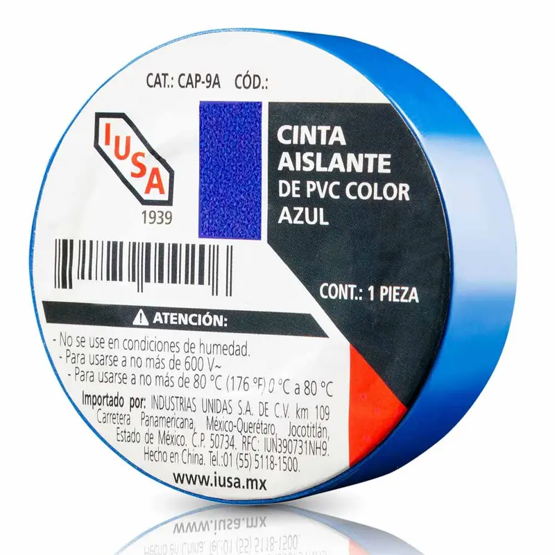 CINTA IUSA DE AISLAR AZUL CHICA | ELÉCTRICA 5 BALMEX