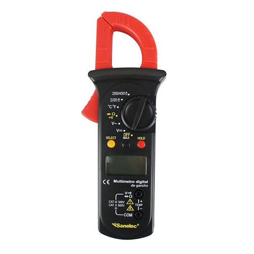 MULTIMETRO SANELEC DIGITAL DE GANCHO | ELÉCTRICA 5 BALMEX