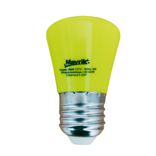 FOCO ADIR LED 5W AMARILLO | ELÉCTRICA 5 BALMEX