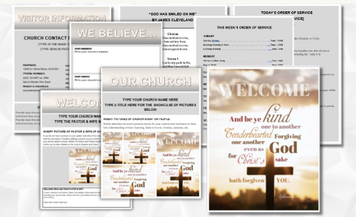 Ultimate Church Bulletin Template | Drea's Design Trove