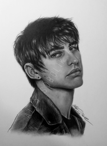 PRINT - Colby Brock Drawing | Ally Sobolik Art