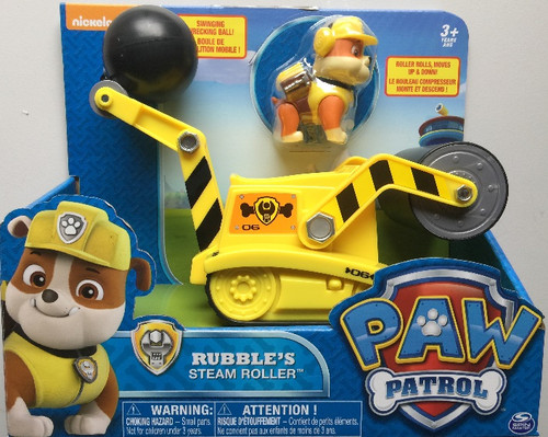 Paw Patrol - Rubble Rubble's Steam ROLLER and Rubble | oztoystore