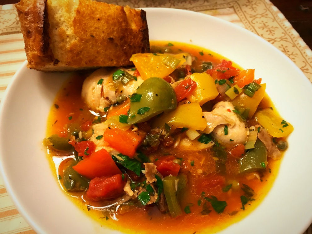 Roman style Chicken - pollo alla Romana