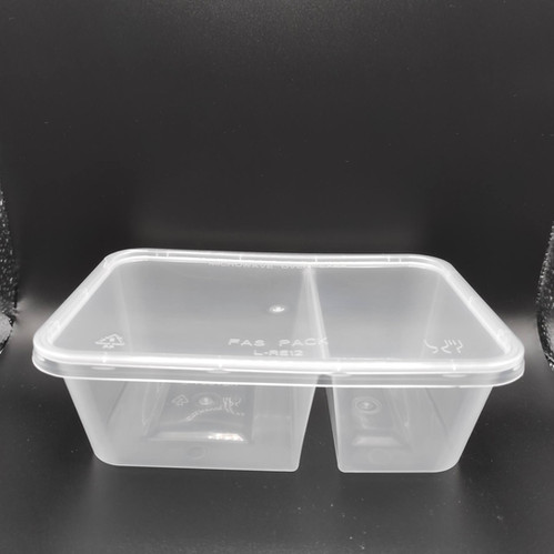 RE750D 2D Twin Clear Rectangle Microwavable | GagMax Packaging