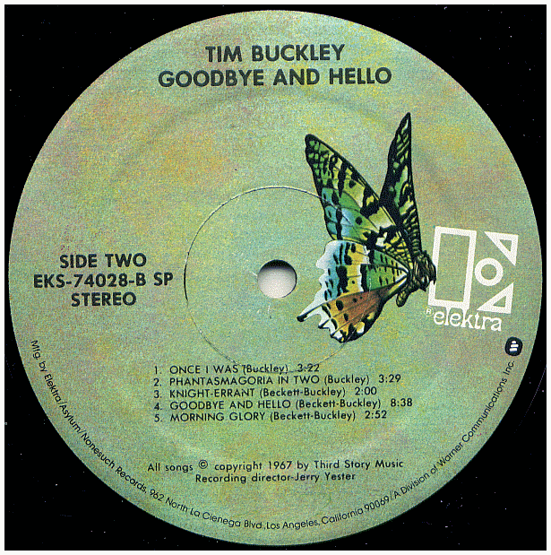 Pochette Goodbye And Hello de Tim Buckley en HD