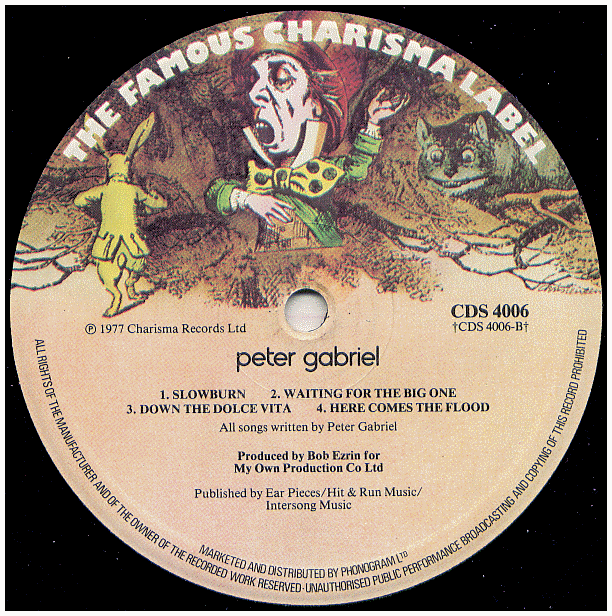 Pochette Peter Gabriel de Peter Gabriel en HD