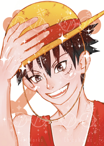 OP Luffy Print | ChizuWorks SHOP