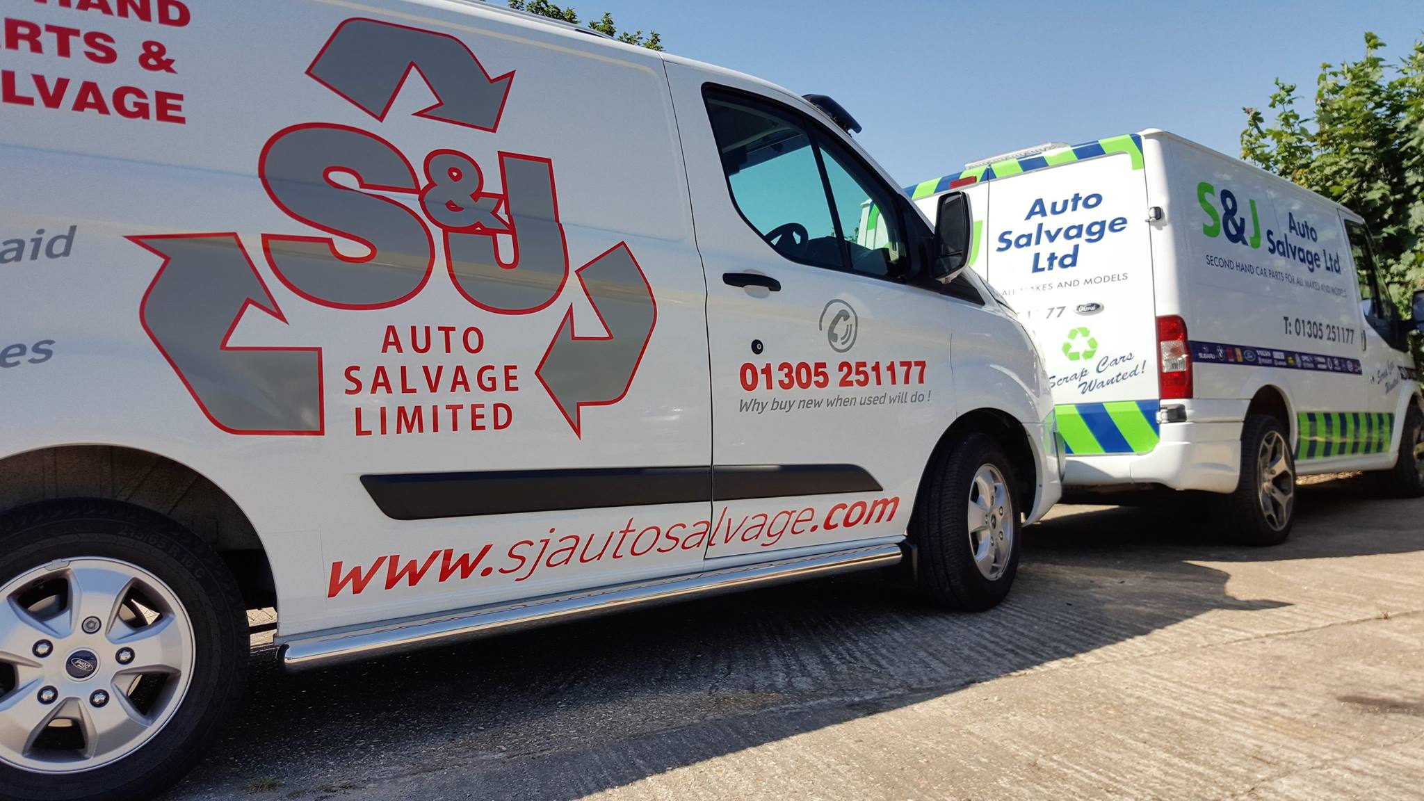 S&J Autosalvage Dorchester, Dorset - Why buy new when used will do?