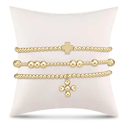 enewton Hope Signature Cross Stack - Gold | enewton | Material Girls ...