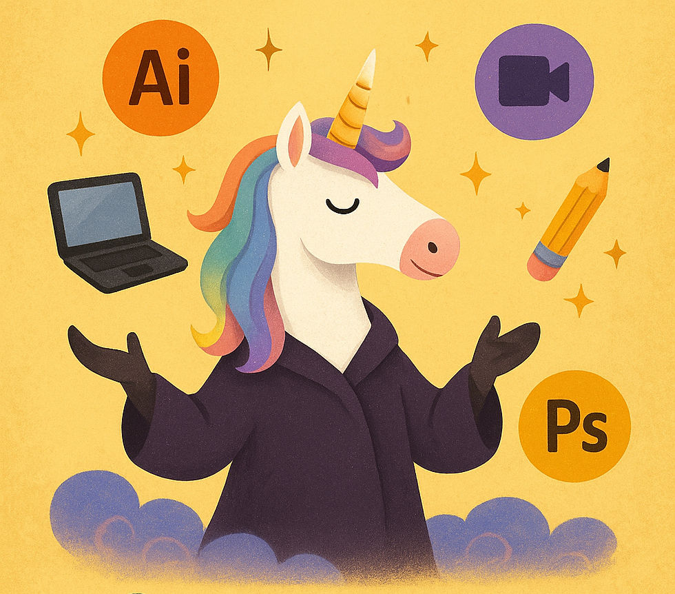 Confessions of a Creative Unicorn (Who Still Packs School Lunches)