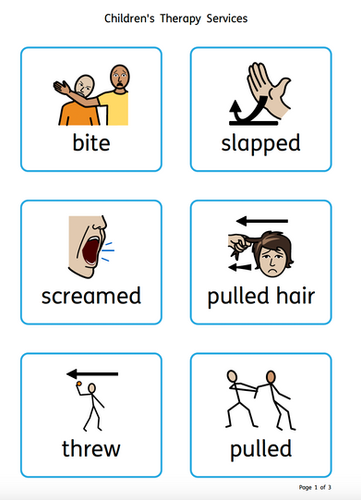 Behaviour Symbols | Children's Therapy