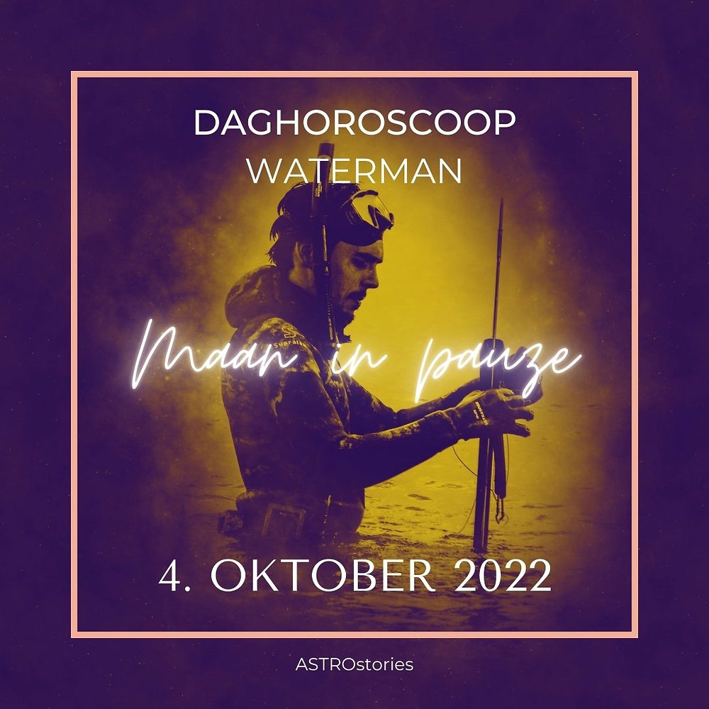 Daaghoroscoop - Waterman - voor 4.10.2022