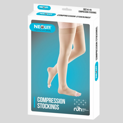 Neolife Compression Stockings Class II Mid Thigh-Sizes:Small - 2XLarge ...