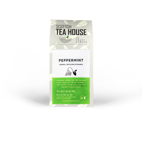 Peppermint Herbal Infusion Pyramid | Scottish Tea House