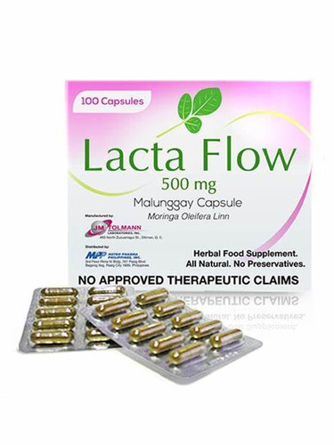 Lactaflow 500mg (Malunggay Capsule) | Tecson Clinic