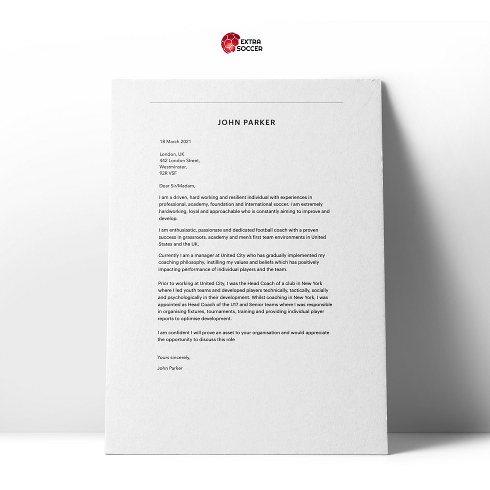 Cover Letter Service Extra Soccer cover-letter-service-extra-soccer
