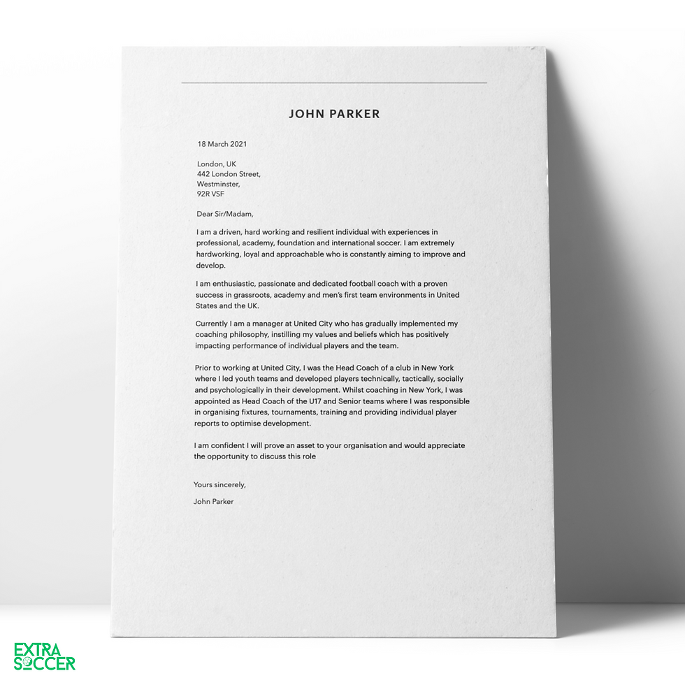 Cover Letter Service Extra Soccer cover-letter-service-extra-soccer