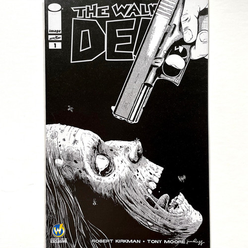 Walking Dead 1 - Wizard World Pittsburgh black-and-white cover by Jim ...