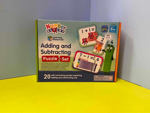 learning Resources/ number blocks adding and subtraction puzzle set ...
