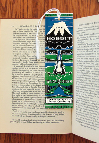 The Hobbit By J.R.R. Tolkien Bookmark Spine | My Site
