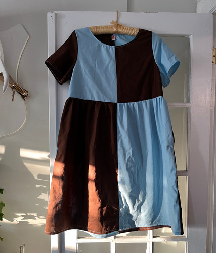 Checkerboard T-Shirt Dress | NORA DE MARIAFFI