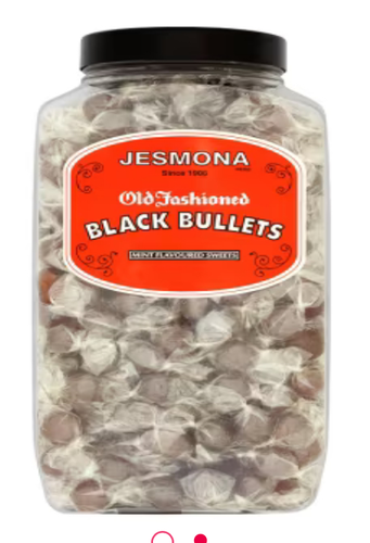 Jesmona Black Bullets Jar 2.7kg | Bulk Bites