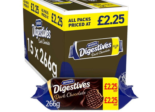 Mcvities Dark Chocolate Digestive Biscuits 15x266g | Bulk Bites