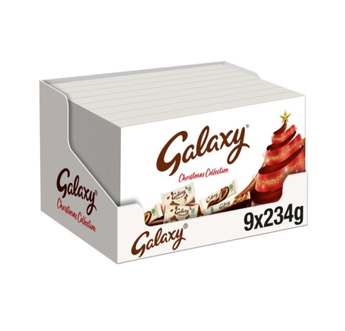 Galaxy Chocolate Large Christmas Selection Box 234g x9 | Bulk Bites