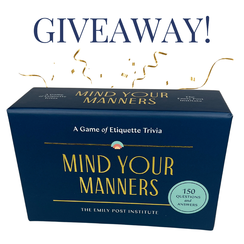 Win the Ultimate Etiquette Trivia Game-Just in Time for Thanksgiving!